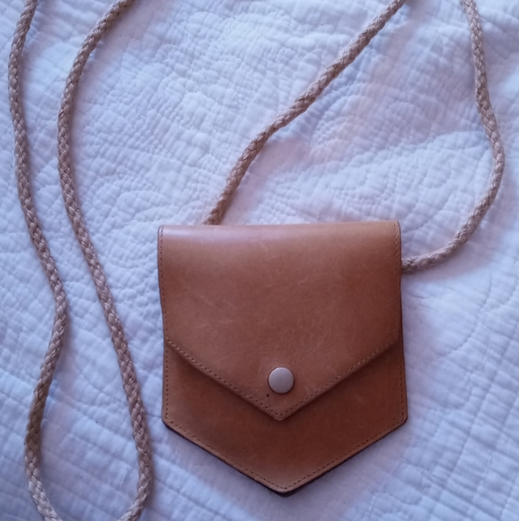 Bags | Leather Envelope Pouch Crossbody | Poshmark